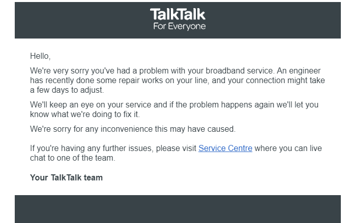 Help Needed - Dropping connection almost daily - TalkTalk Help & Support