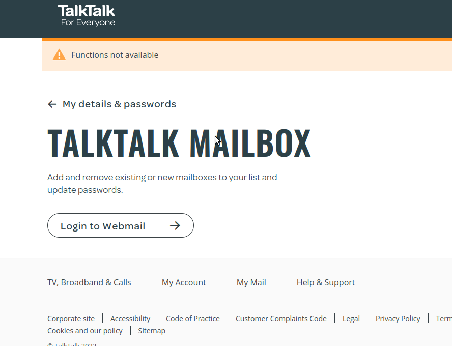 Tiscali email address and my Talk Talk account - TalkTalk Help & Support