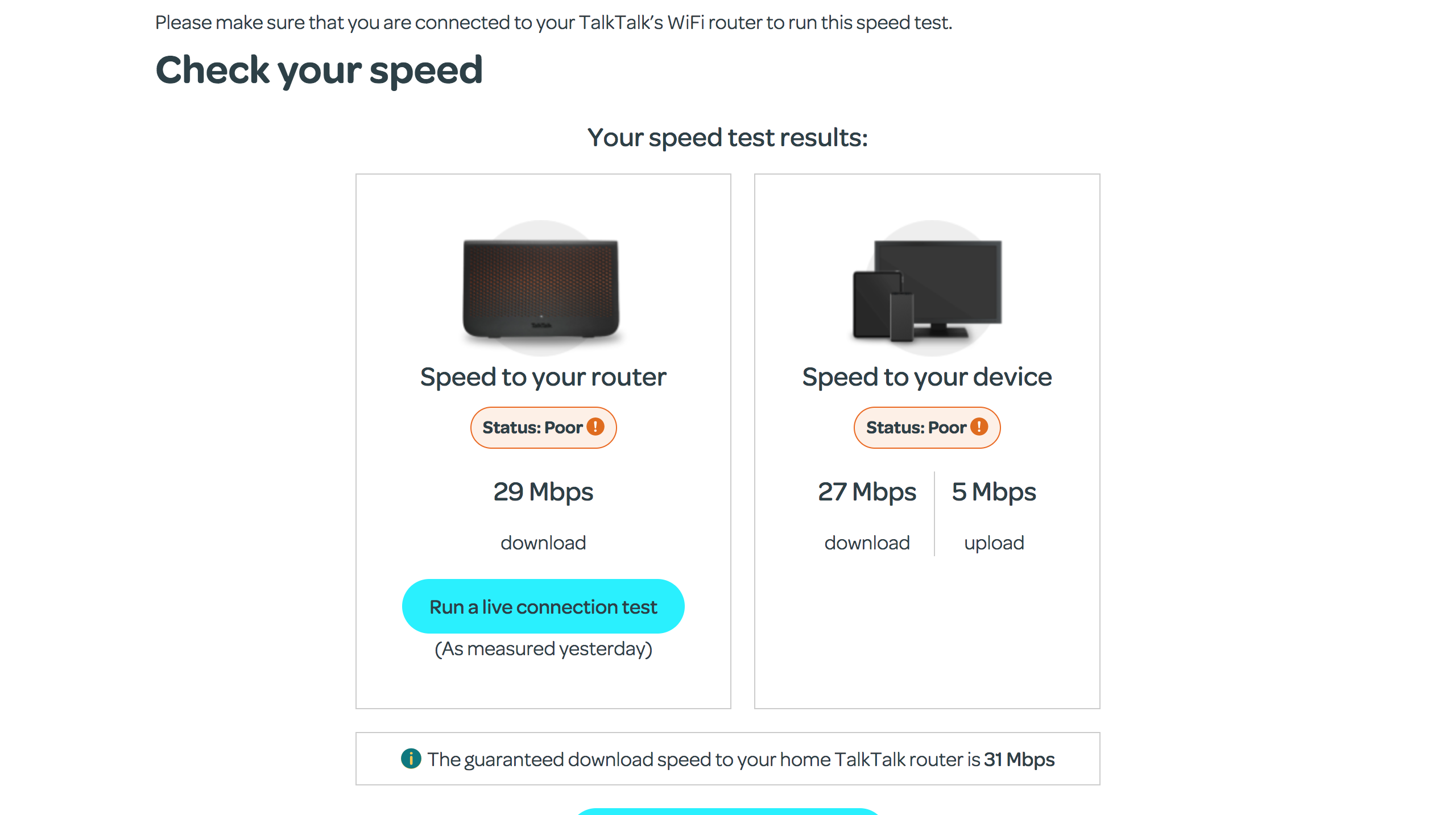 Fibre/WIFI Issues - TalkTalk Help & Support