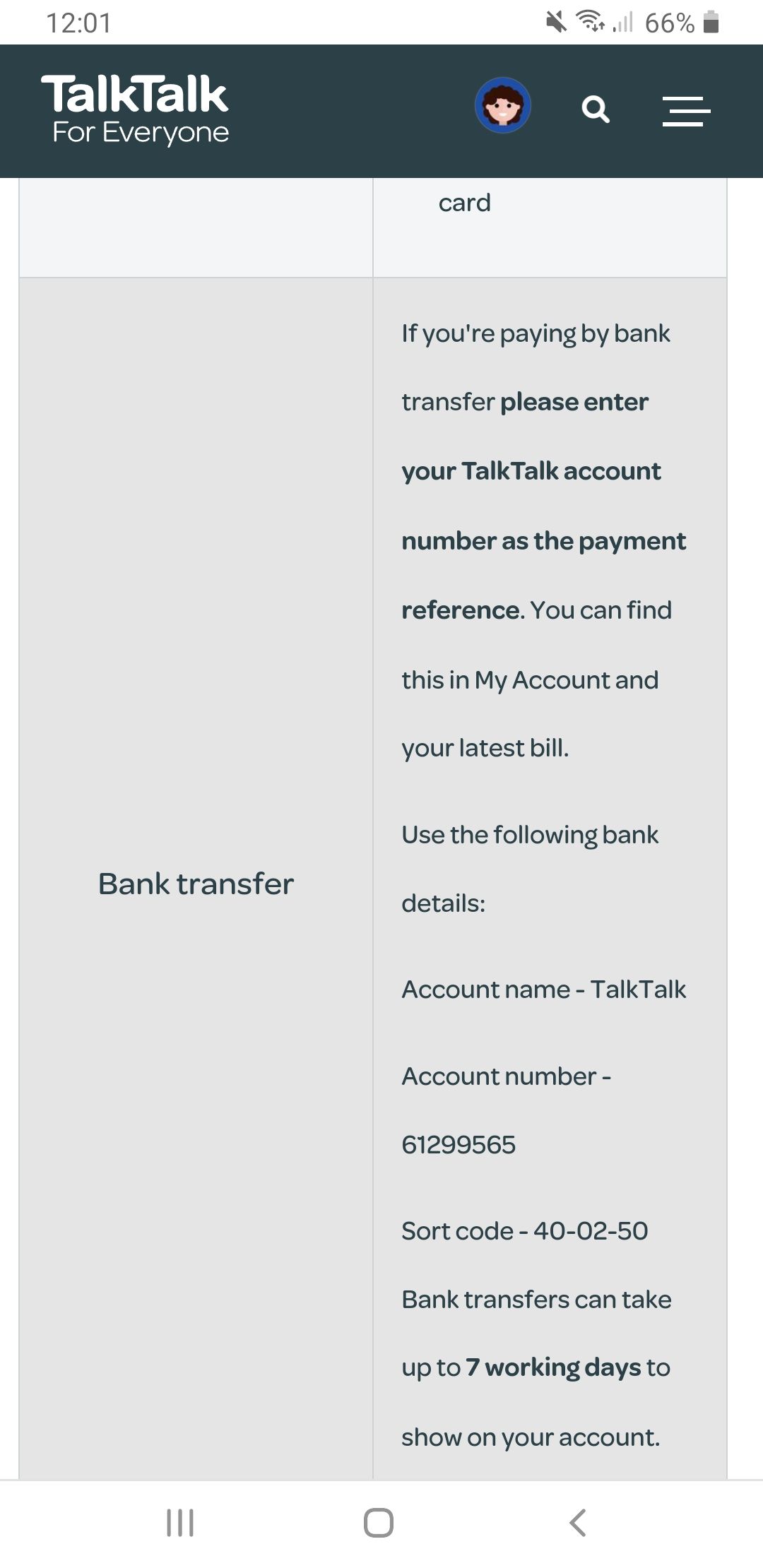 contract - TalkTalk Help & Support