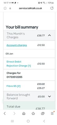 Bills - TalkTalk Help & Support