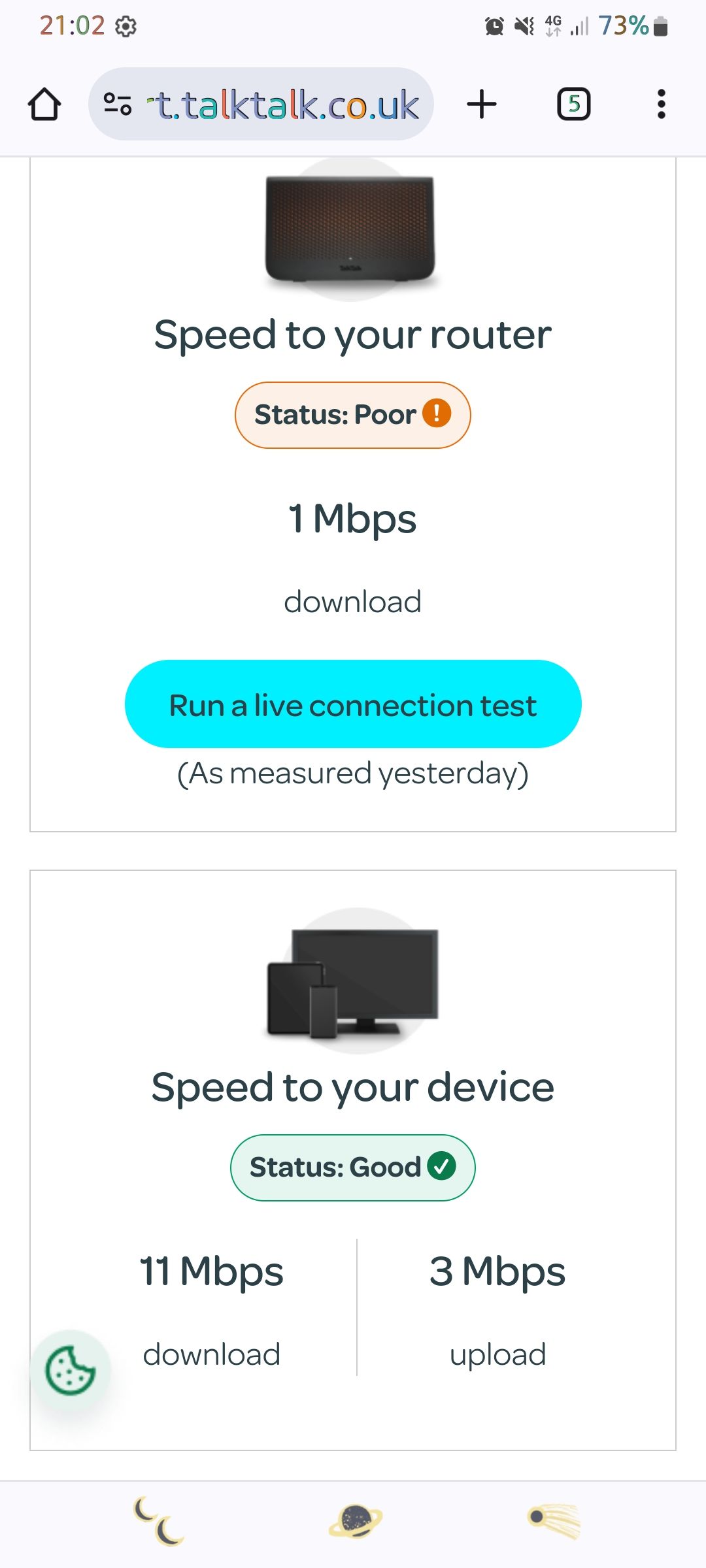 Speed Help/ Advice - TalkTalk Help & Support