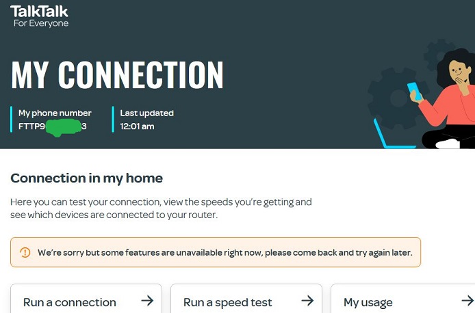 Online 'My Account' has never worked properly. - TalkTalk Help & Support