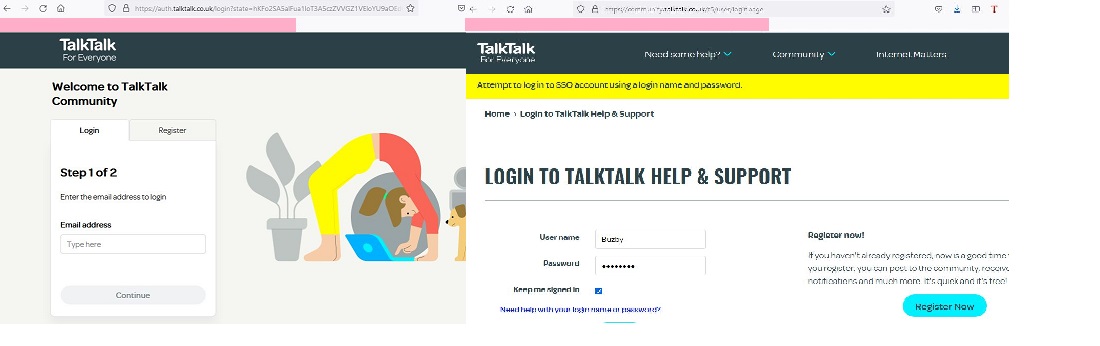Online 'My Account' has never worked properly. - TalkTalk Help & Support