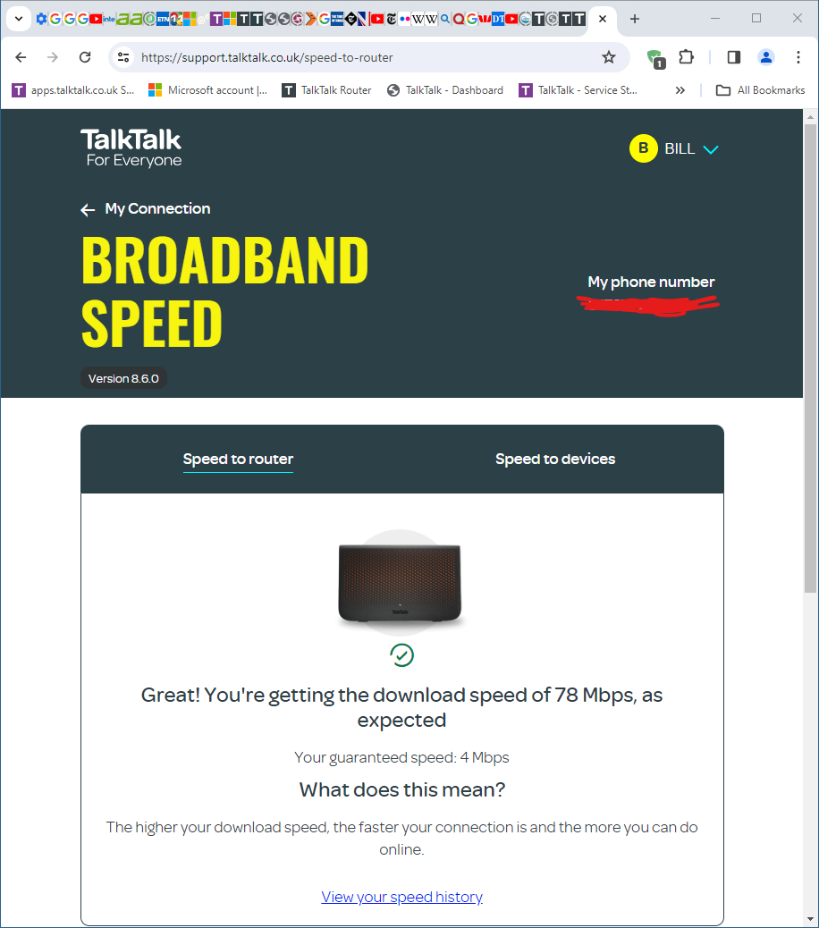TT's SPEED TEST again - TalkTalk Help & Support