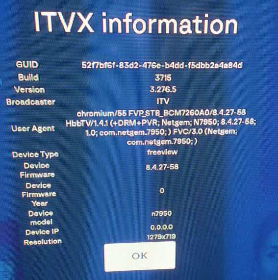 NetGem 4K TV Box - Issues with ITVX - TalkTalk Help & Support