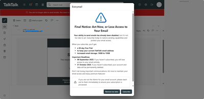 Topics with Label: Webmail - TalkTalk Help & Support